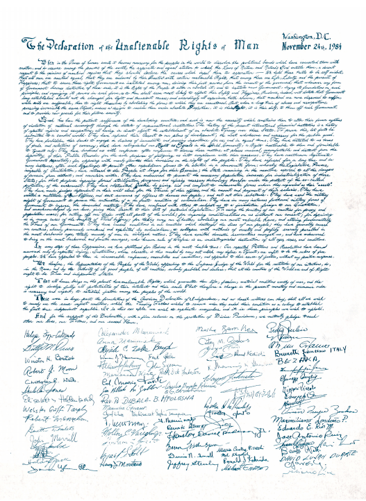 The Inalienable Rights of Man